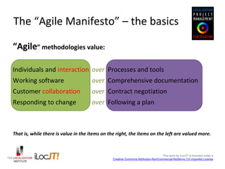 How "Agile" helps Localization with an old Dilema | PPT