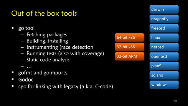 Beyond Java: Go for Java developers | PPT
