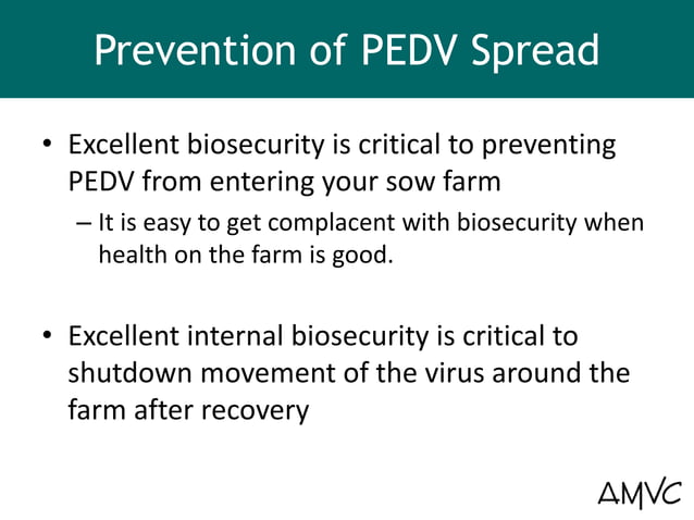 Dr. Paul Thomas - Porcine Epidemic Diarrhea Virus (PEDv) | PPTX ...