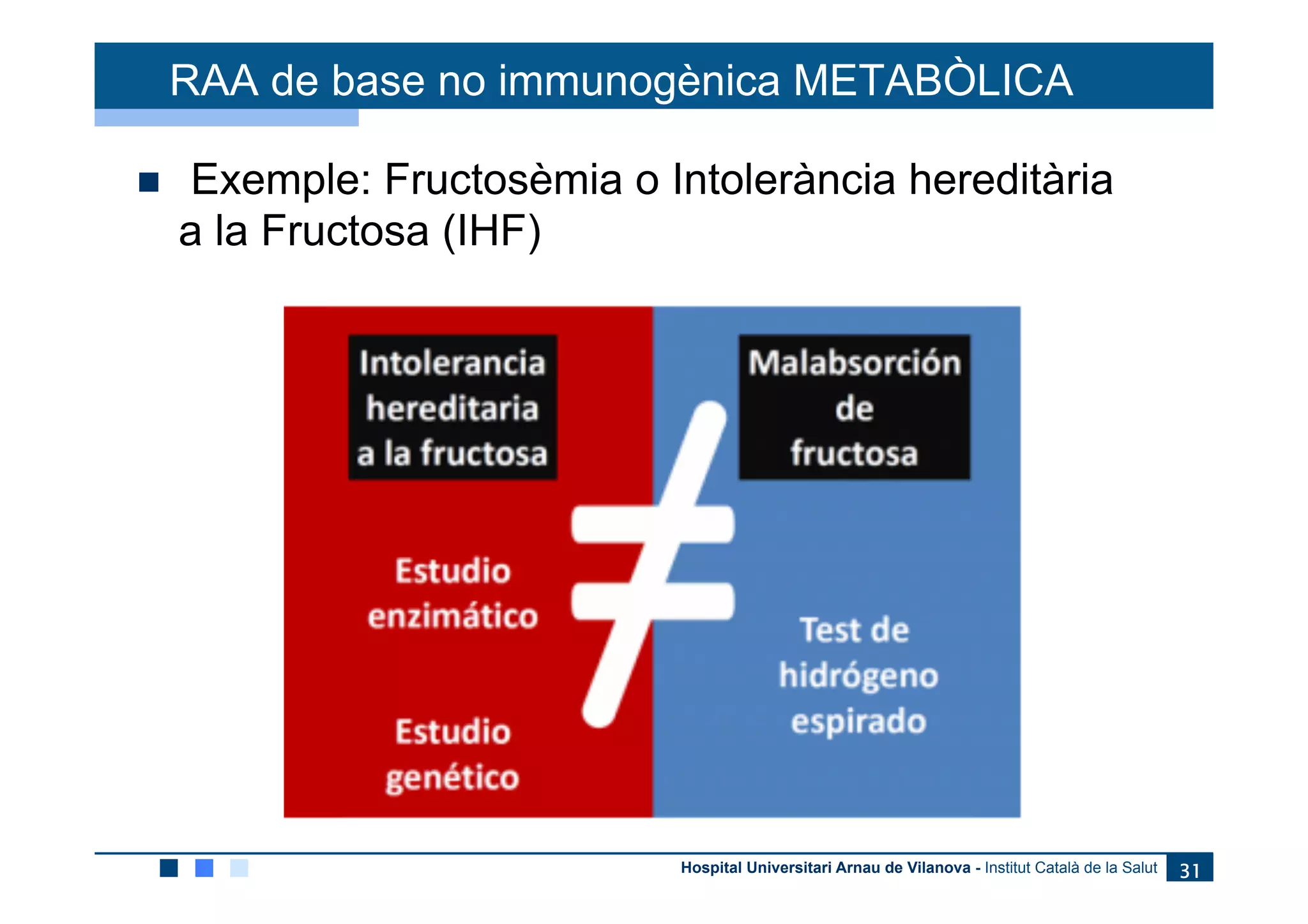 Reaccions Adverses a Aliments (RAA) 2015 | PDF