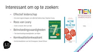 Workshop persoonlijk leiderschap: zelfkennis is kracht | PPT