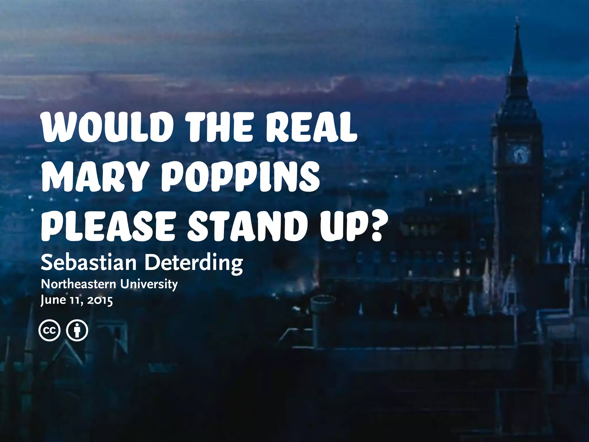 Would the real Mary Poppins please stand up? | PDF | Science