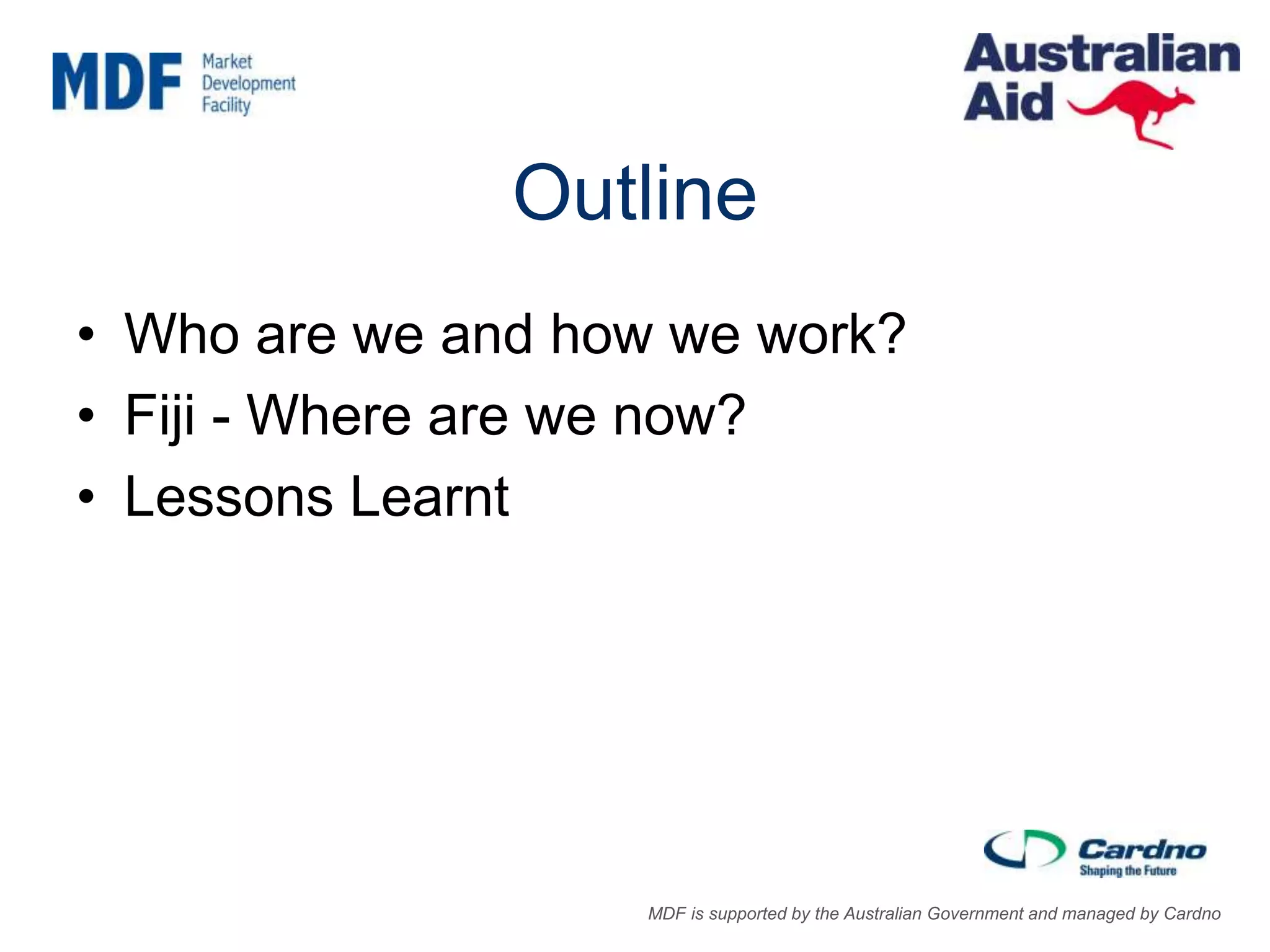 Market Development Facility | PPTX