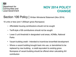 150713 pas section 106 dclg | PPT