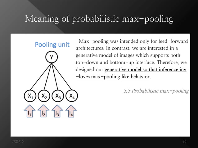 Convolutional Deep Belief Networks For Scalable Unsupervised Learning Of Hierarchical 
