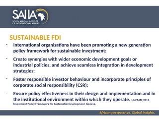 Introduction of FDI and DOmestic Investment | PPT