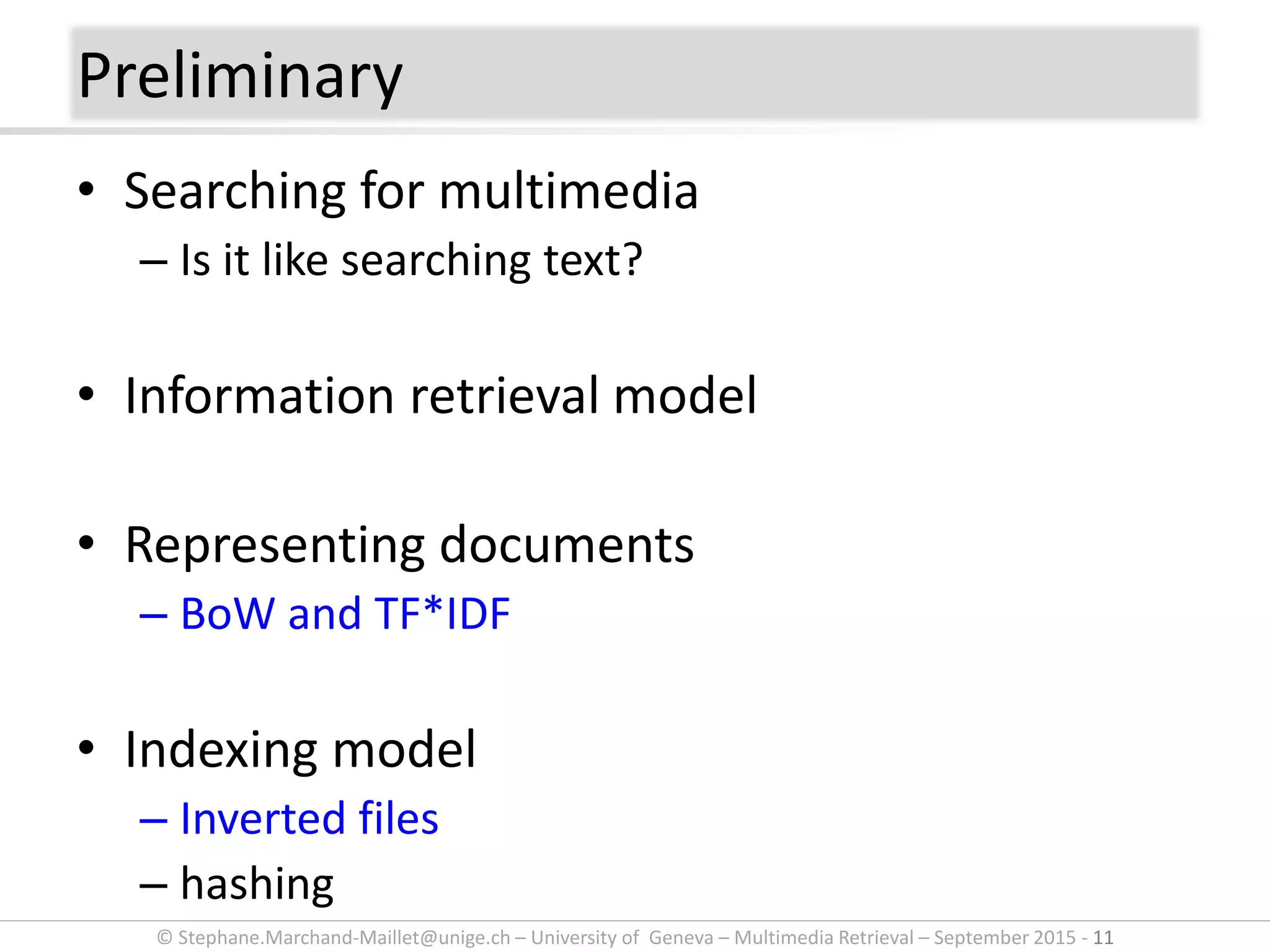 Multimedia Information Retrieval | PDF