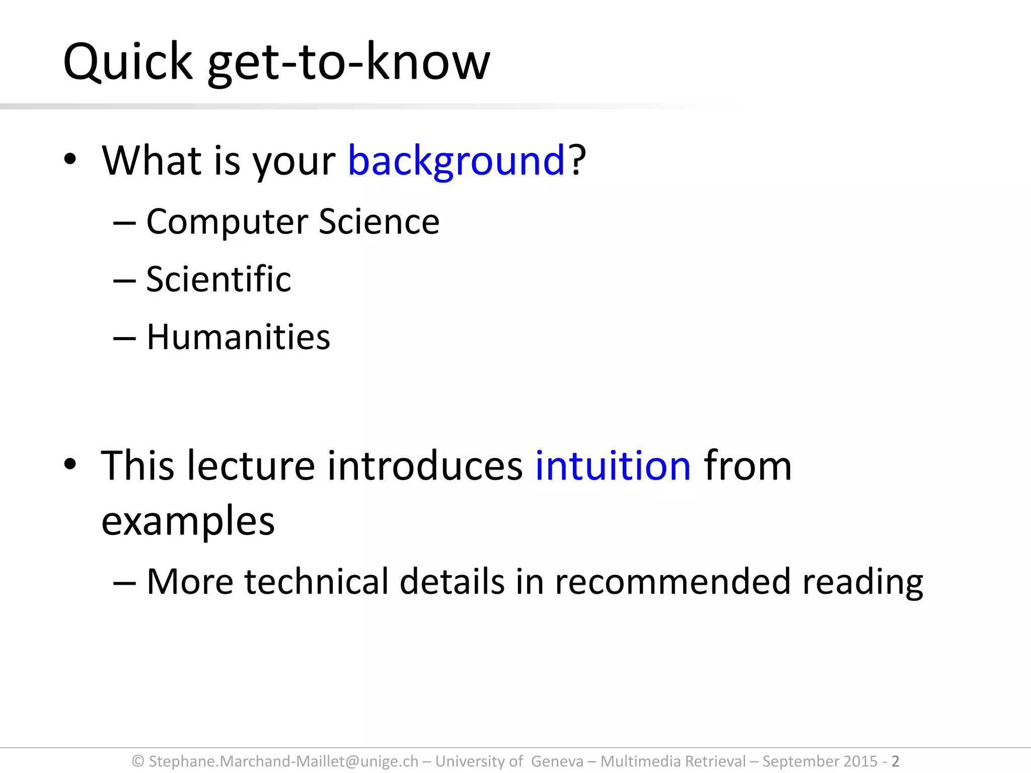 Multimedia Information Retrieval | PDF