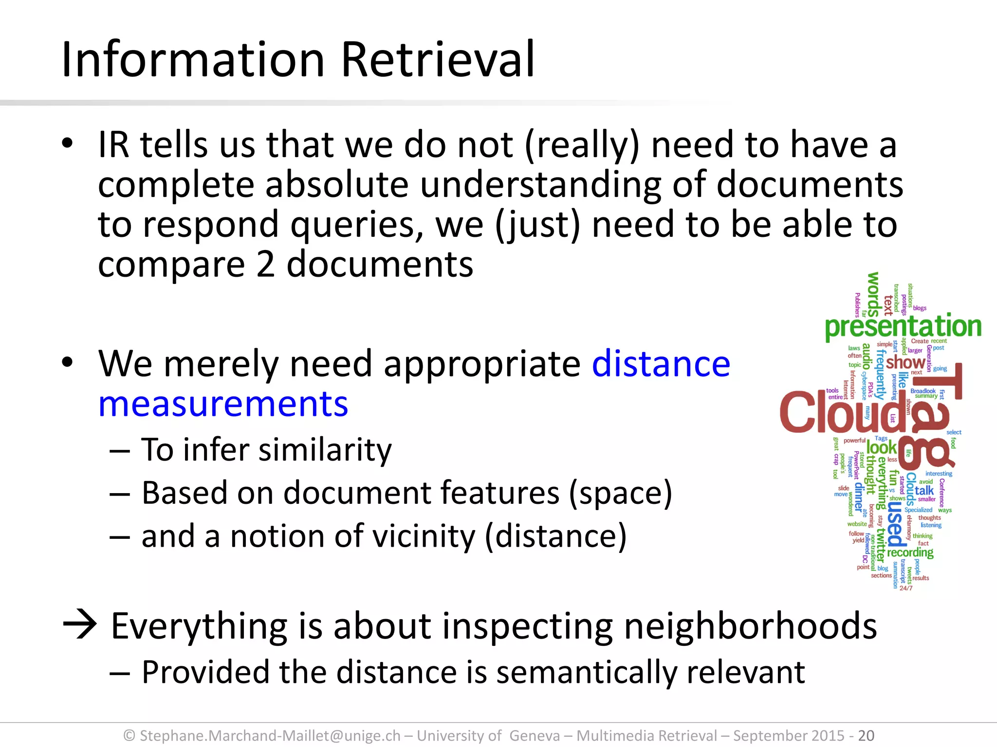 Multimedia Information Retrieval | PDF