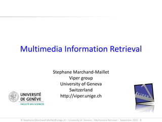 Multimedia Information Retrieval | PDF