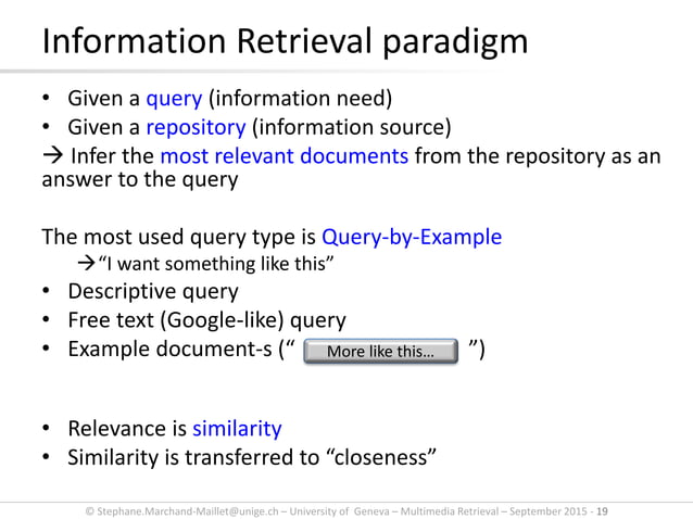 Multimedia Information Retrieval | PDF