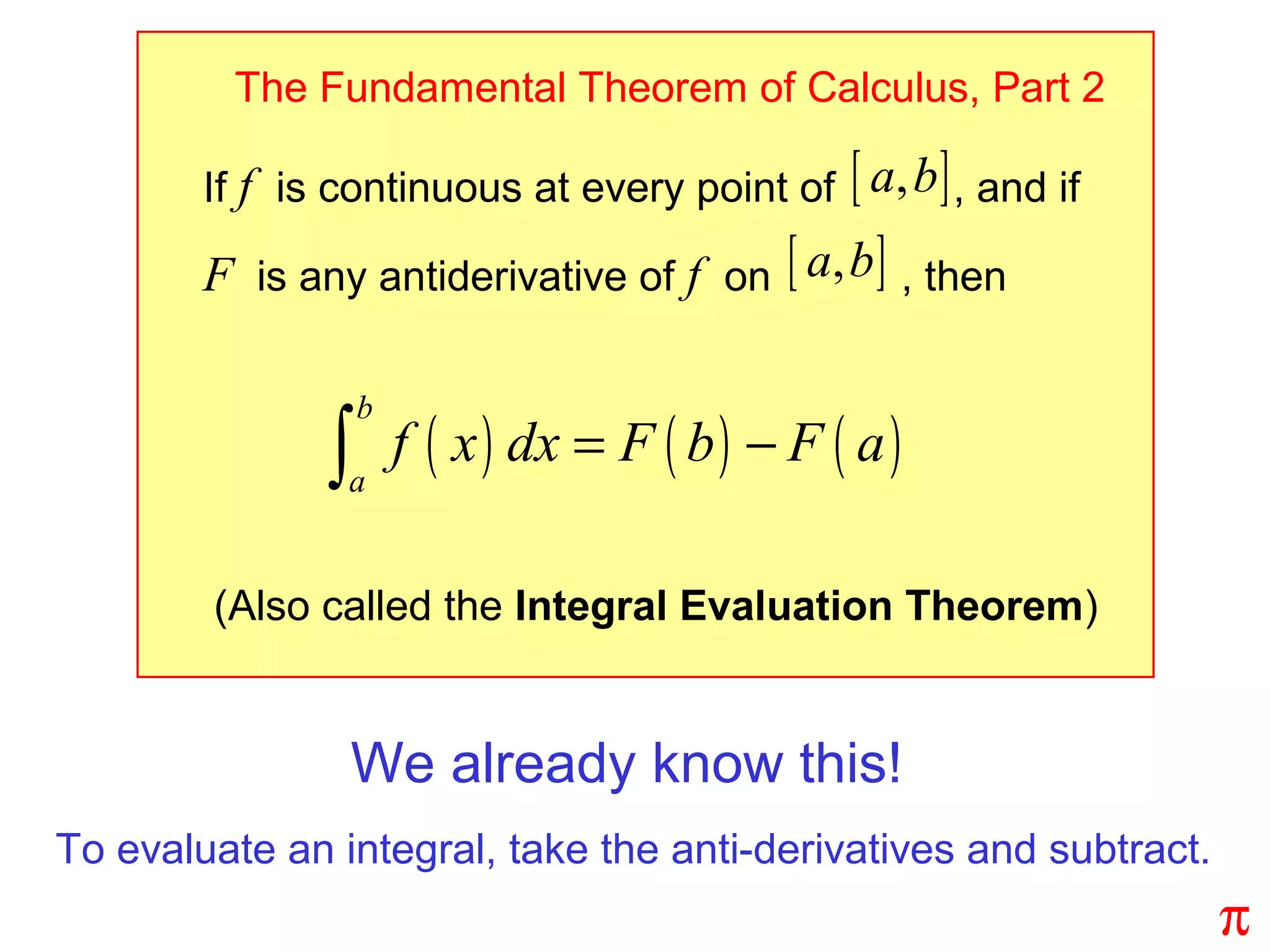 1508 calculus-fundamental theorem | PPT