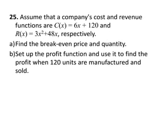 Quadratic Curves EXmpale | PPTX