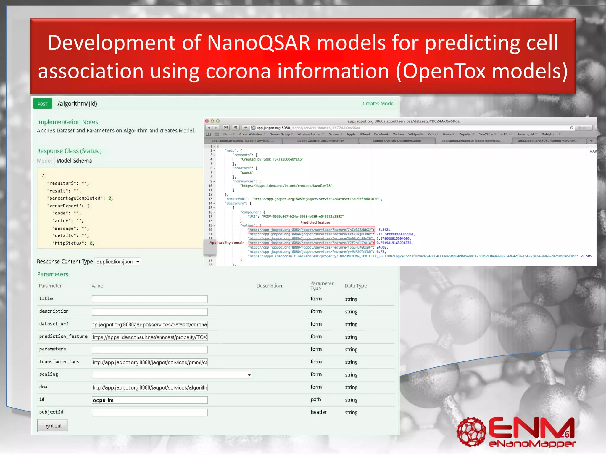 eNanoMapper - A Database and Ontology Framework for Nanomaterials Design and Safety Assessment | PPT