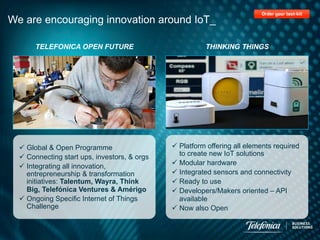 M2M Telefónica - Internet of Things Keynote | PPT