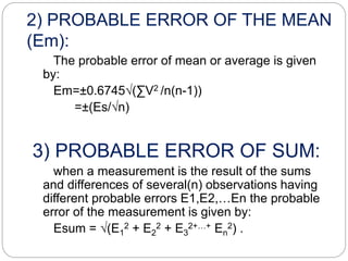 150860106054 theory of errors | PPTX