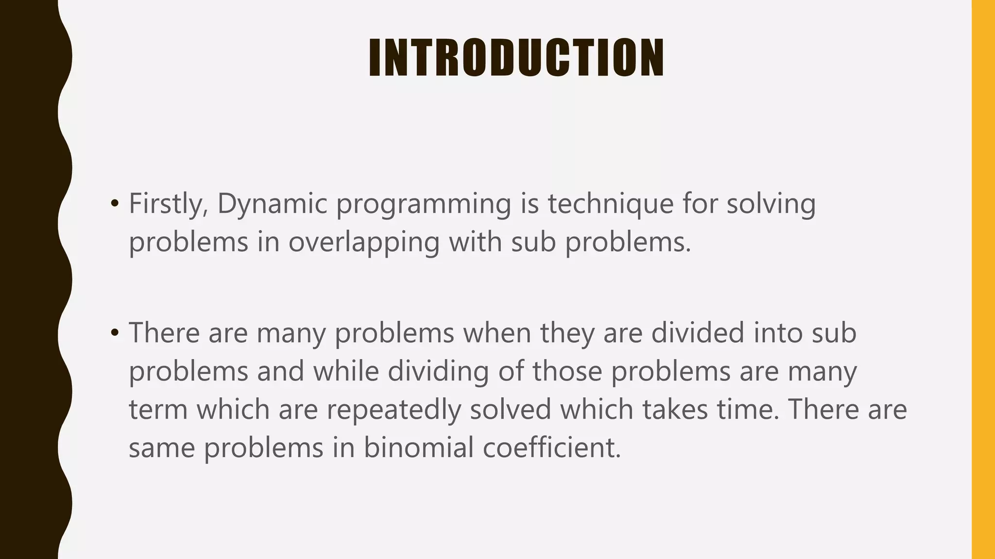 Binomial Coefficient | PPTX