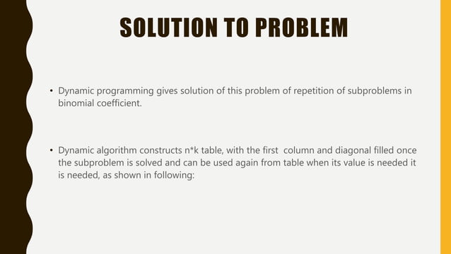 Binomial Coefficient | PPTX