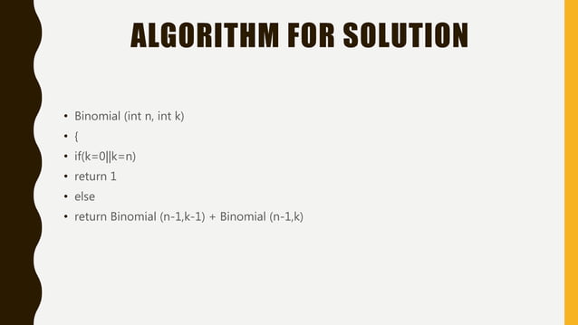 Binomial Coefficient | PPTX
