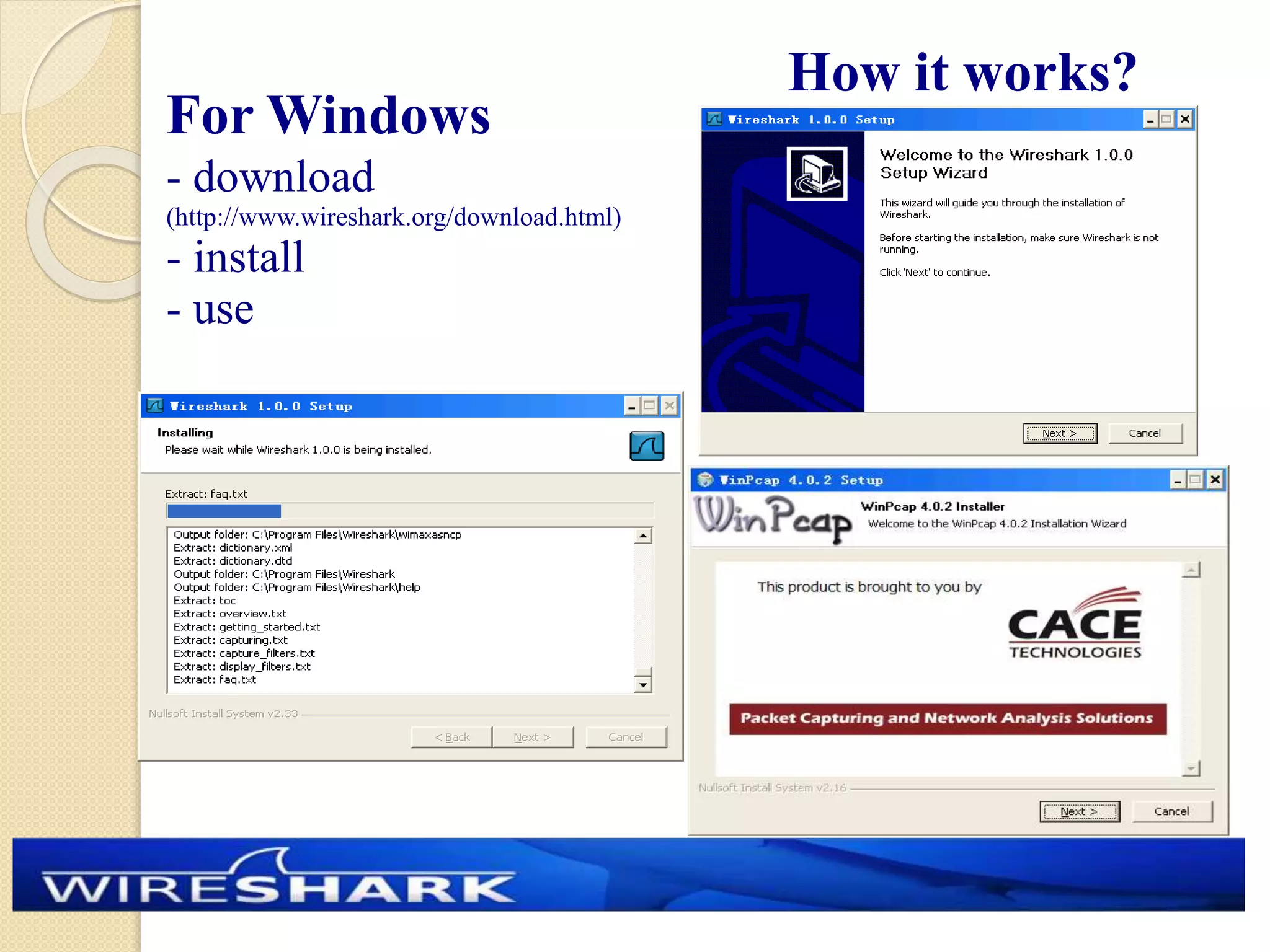 Wireshark network analysing software | PPTX | Computer Networking | Computing