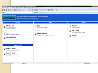 Wireshark network analysing software | PPTX | Computer Networking | Computing