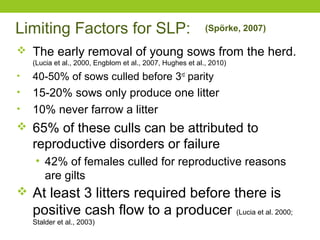 Dr. George Foxcroft - Risk Factors For Sow Culling | PPT