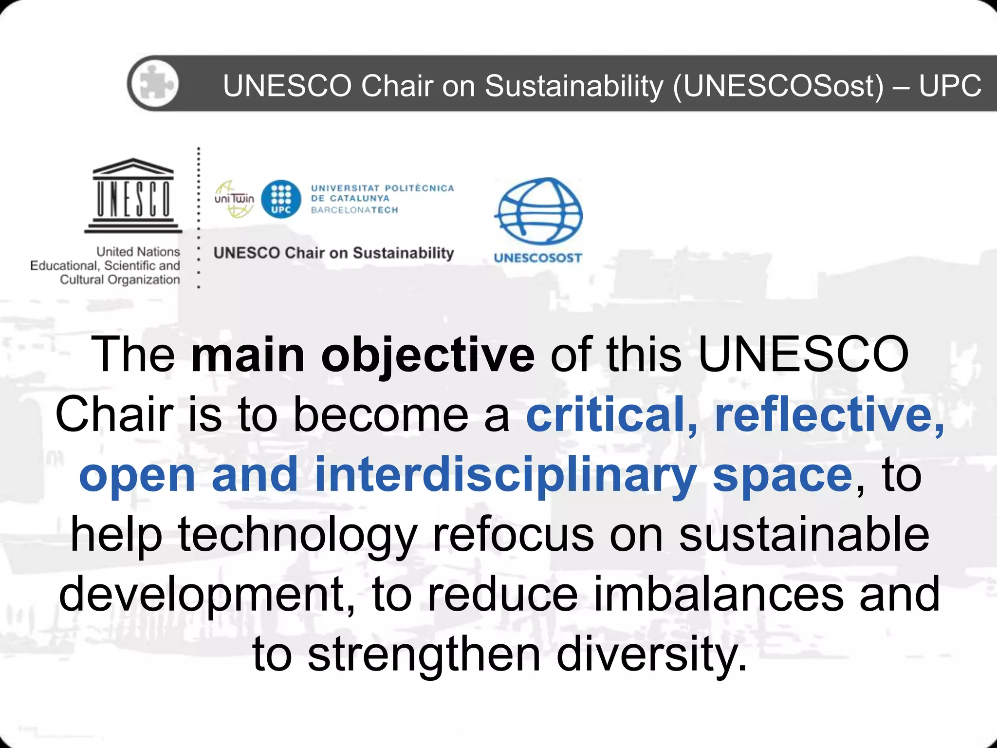 The Sustainable Development Goals: Activities, goals and challenges for ...