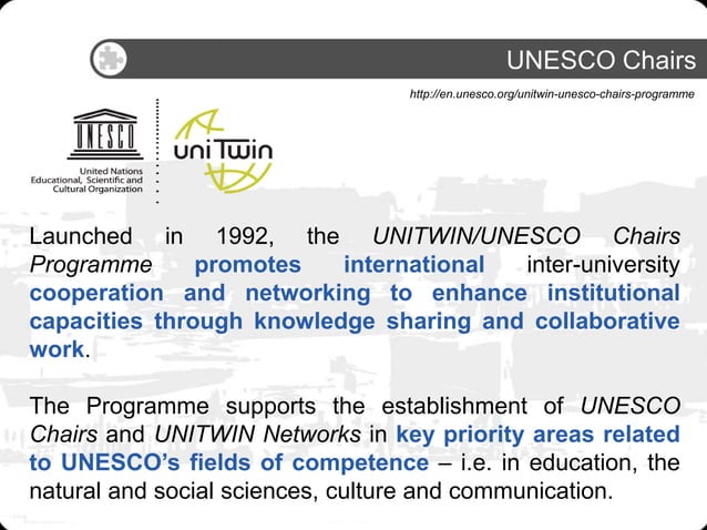 The Sustainable Development Goals: Activities, goals and challenges for UNESCO Chairs | PPT