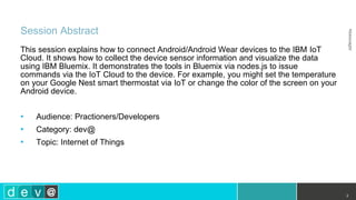 Connecting Devices to the IBM IoT via MQTT - Session 1231 @IBMInsight2015 | PPT