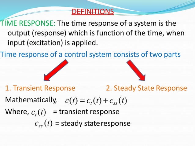 time response analysis | PPTX