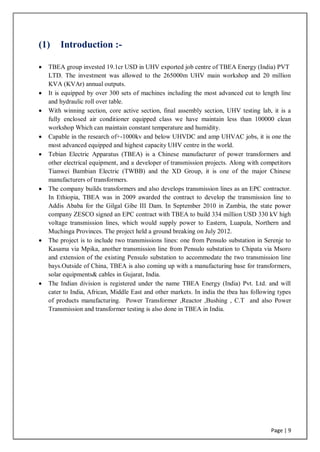 TBEA ENERGY (INDIA) PVT LTD | PDF