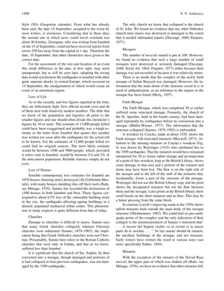 Istanbul Earthquake - 1509 | PDF