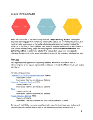 Bridge Design Thinking Model | PDF | Internet | Computing