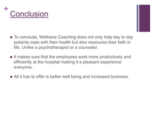 Wellness Coaching | PPTX
