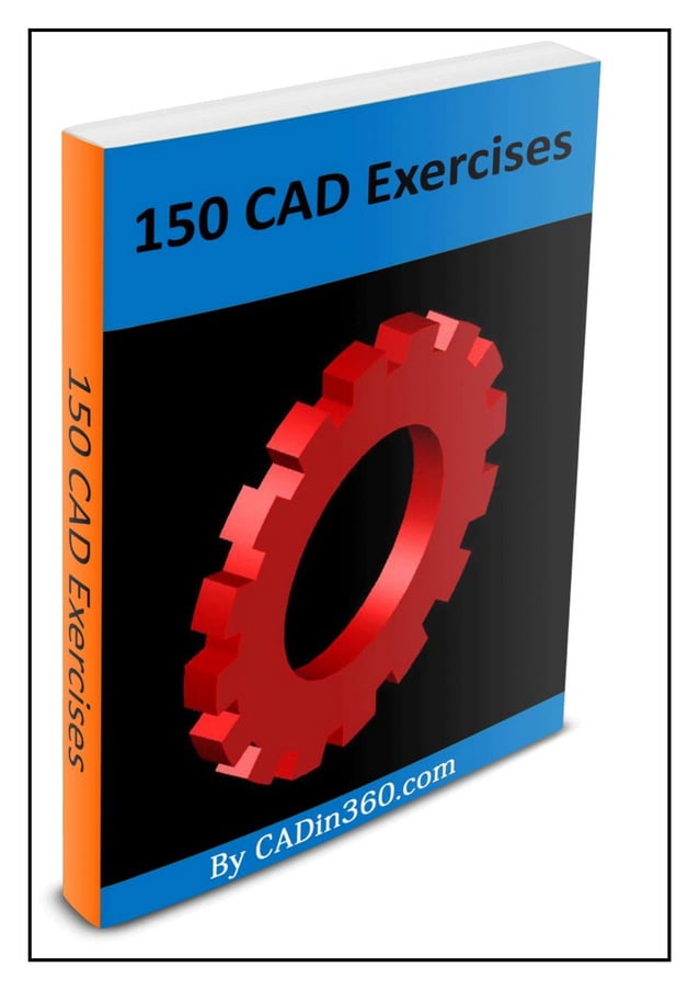 150 cad exercises & practice drawing | PDF | Technology & Computing