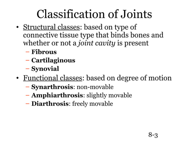 150 ch8 joints | PPT