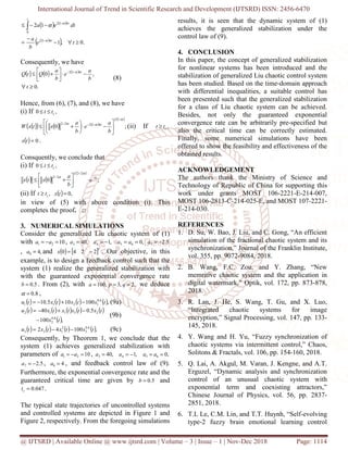 Chaos Suppression and Stabilization of Generalized Liu Chaotic Control ...