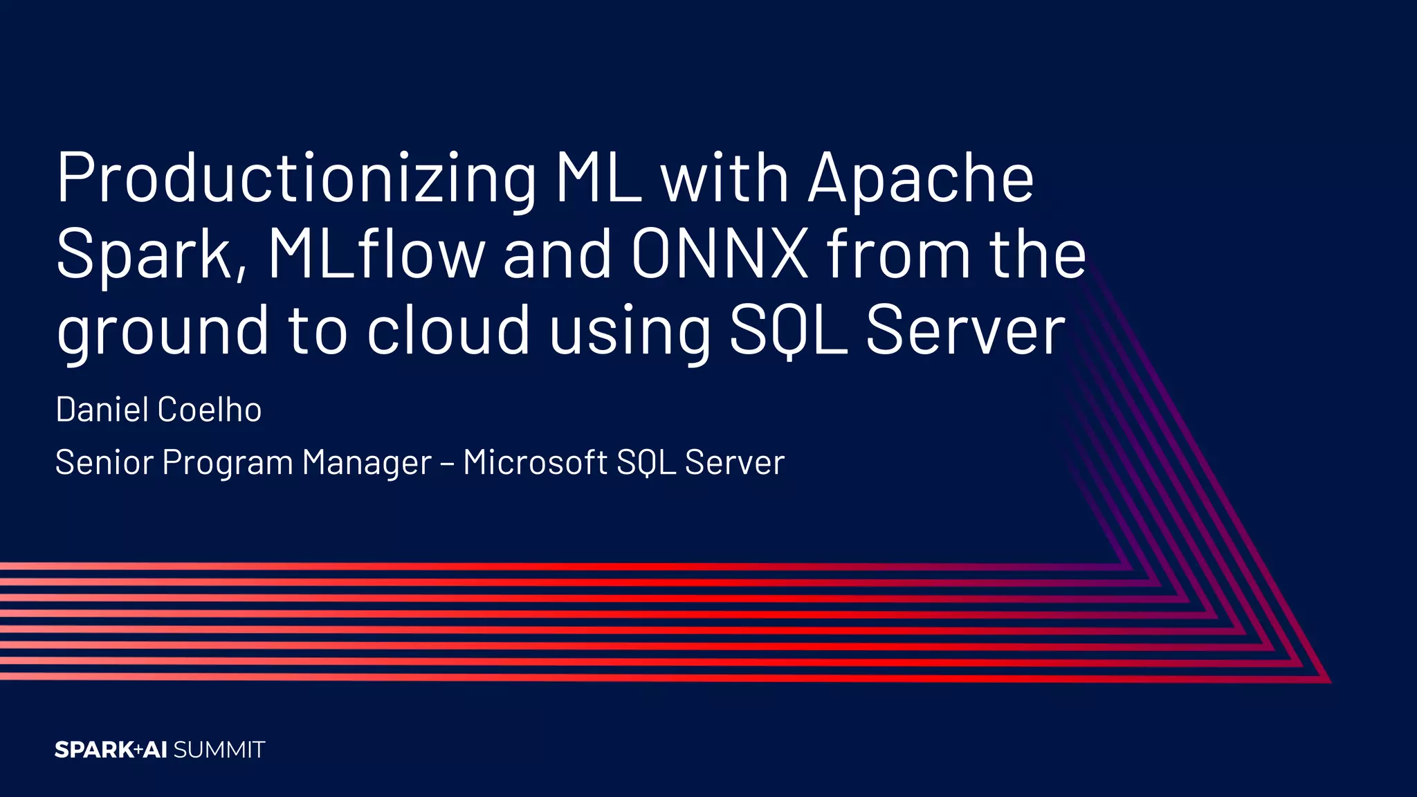 Productionizing Machine Learning With Apache Spark Mlflow And Onnx From The Ground To Cloud