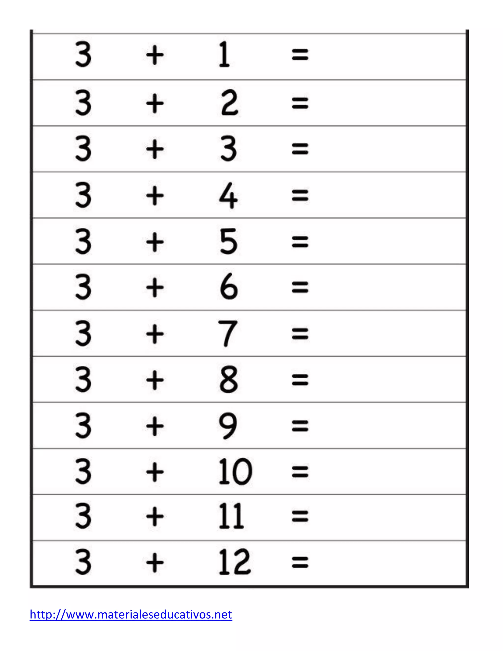 150 fichas de sumas y restas