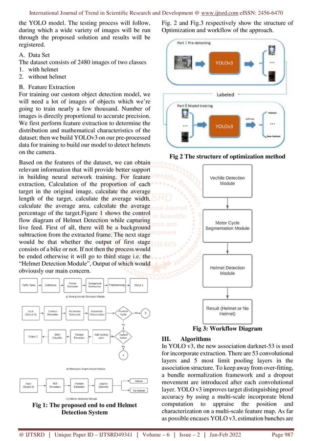 Helmet Detection Using Yolo V3 Technique | PDF