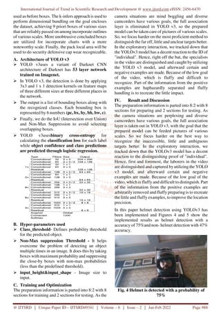 Helmet Detection Using Yolo V3 Technique | PDF | Photo Editing Software ...