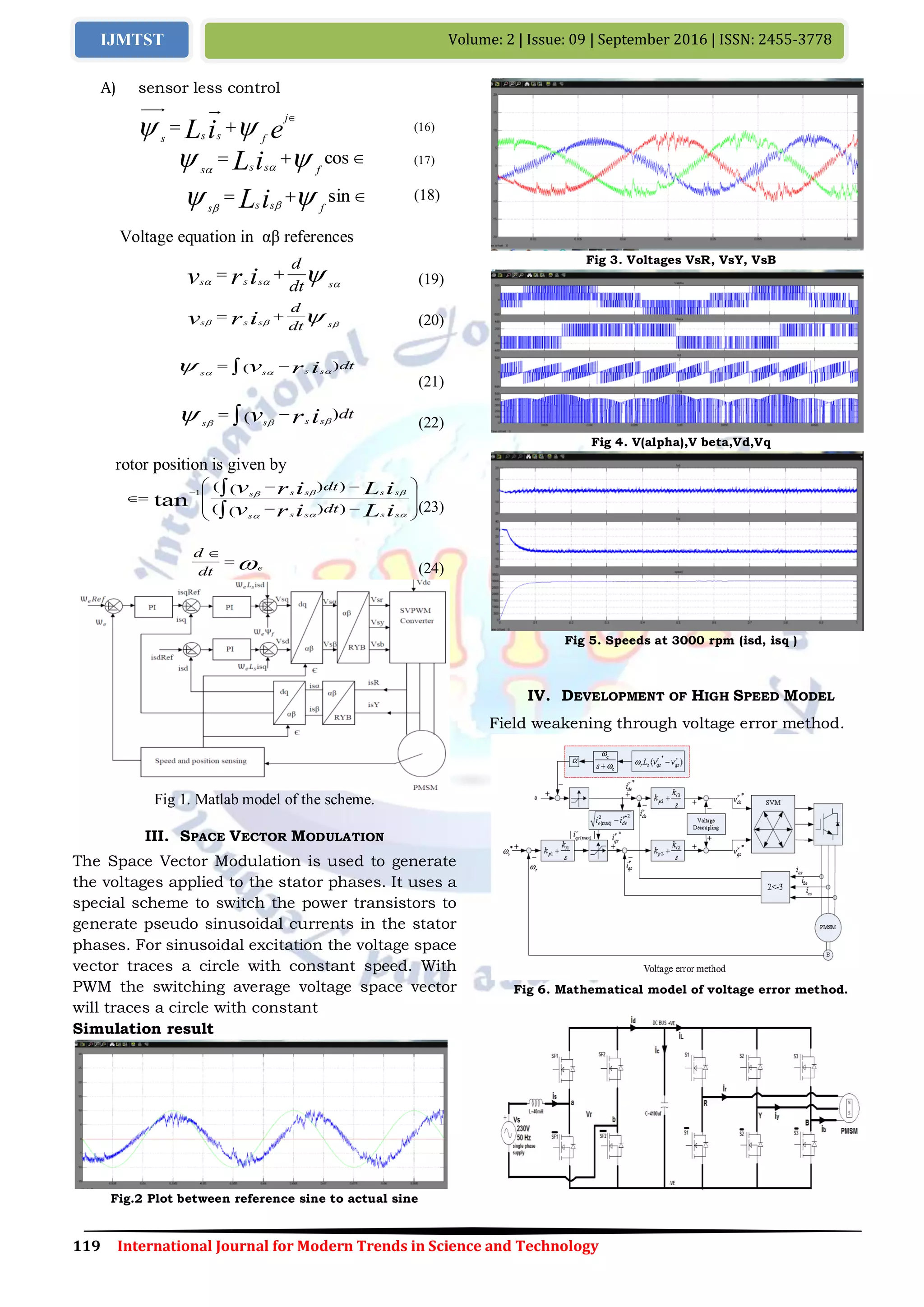 Speed and Torque Control Challenge of PMSM | PDF