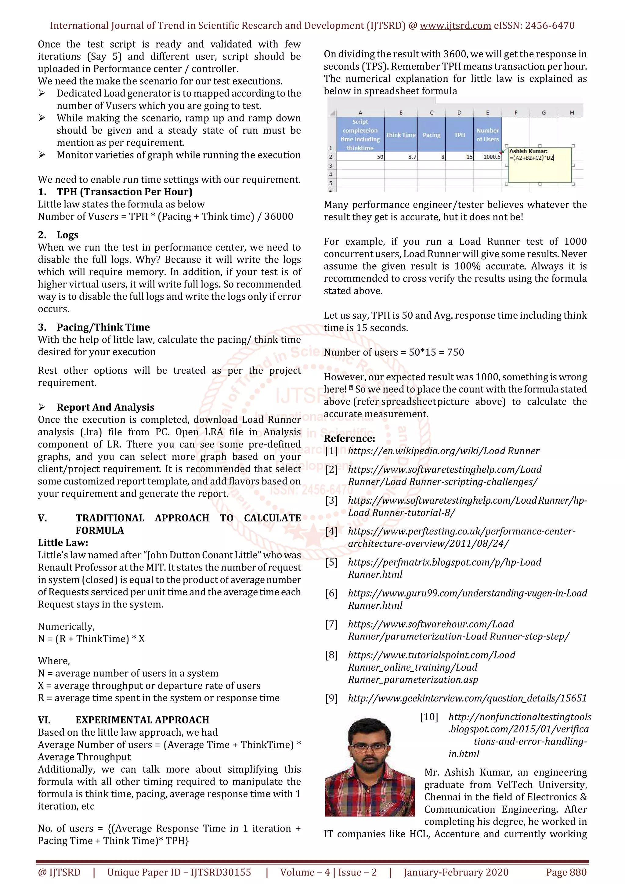 Load Runner Methodology to Performance Testing | PDF