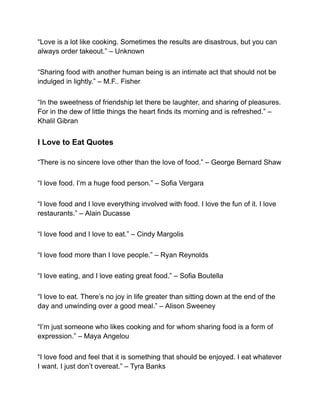 150 Love for Food Quotes to Share and Multiply the Happiness.pdf