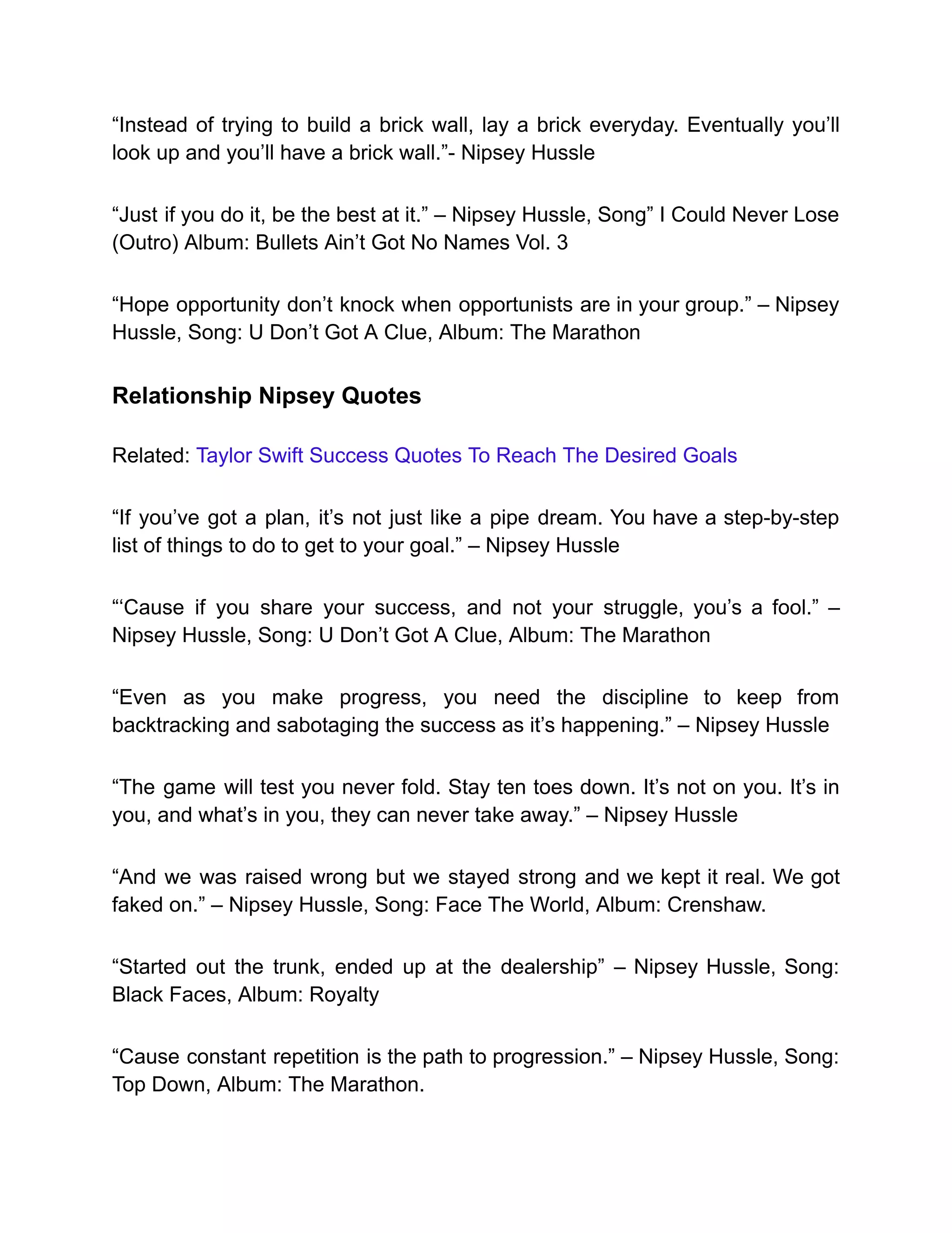 150 Mind Blowing Nipsey Hussle Relationship Quotes.pdf