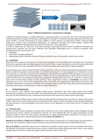 Thermal Performance of Diffusion Bonded Compact Heat Exchangers using Al2O3 Water Nanofluid | PDF