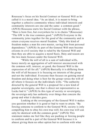 150 word response for EACH post POST ONEThe general will is .docx