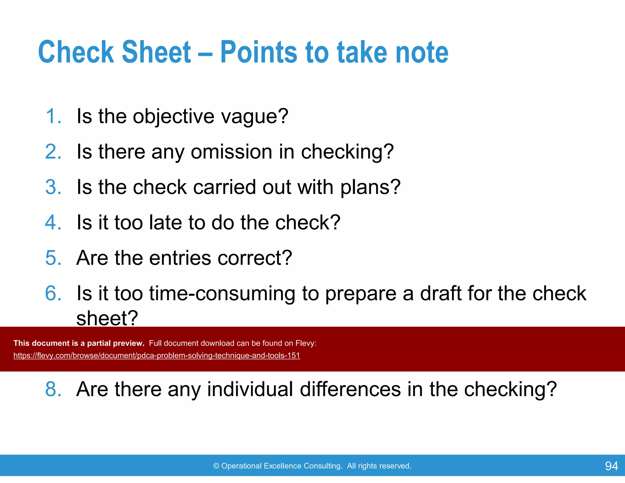 PDCA Problem Solving Technique & Tools | PDF | Business | Business and Finance