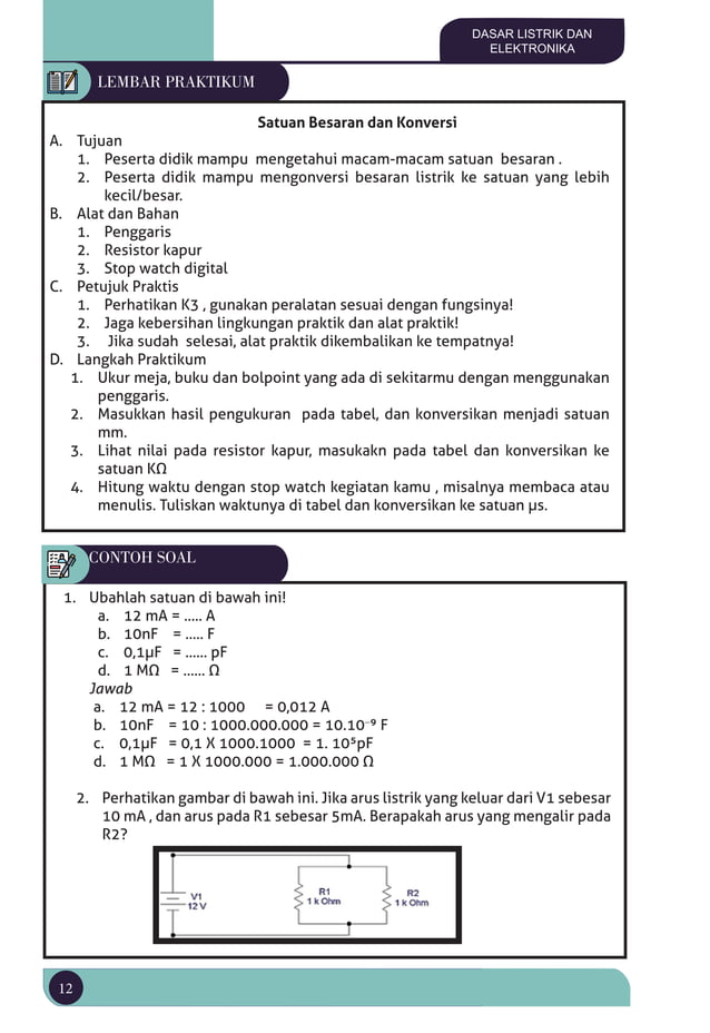 dasar listrik dan elektronika | PDF