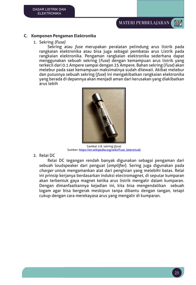dasar listrik dan elektronika | PDF